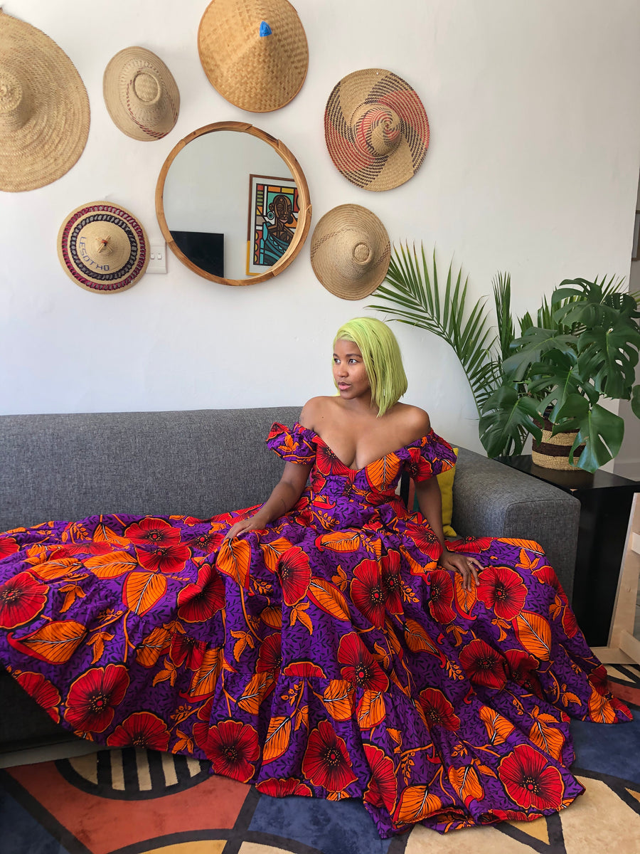 Purple Hibiscus Maxi (14 woring days) – Ri.Ch Factory